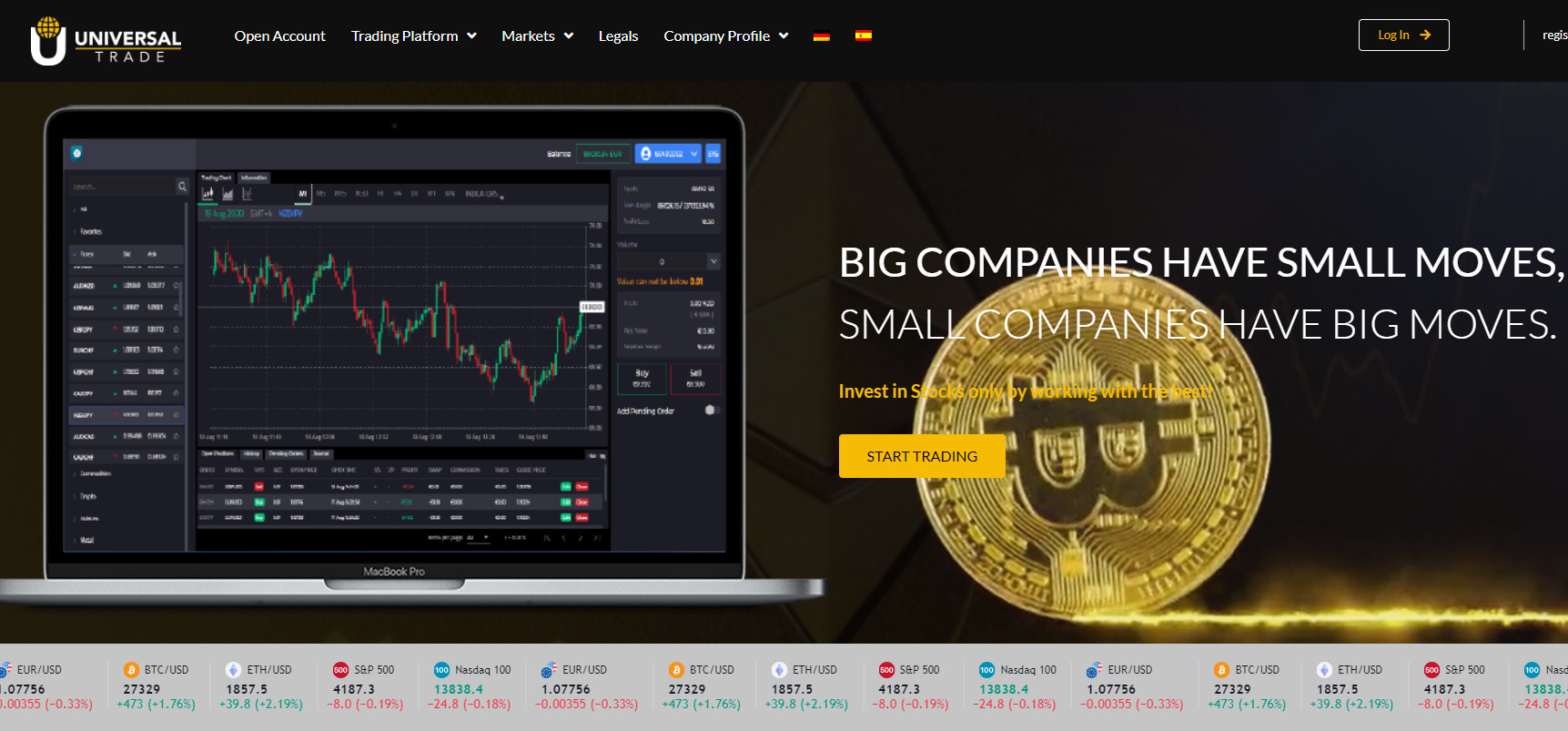 Universal Trade (universaltrade.io) | Alerte plateforme